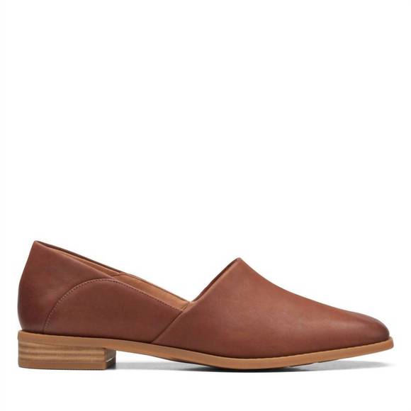 Clarks | Shoes | New Clarks Womens Pure Belle Leather Slip On Shoe In ...
